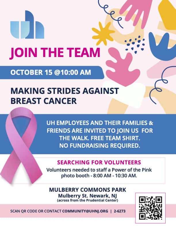 Making Strides Against Breast Cancer Walk - University Hospital
