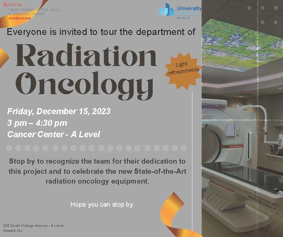 Radiation Oncology Open House - University Hospital