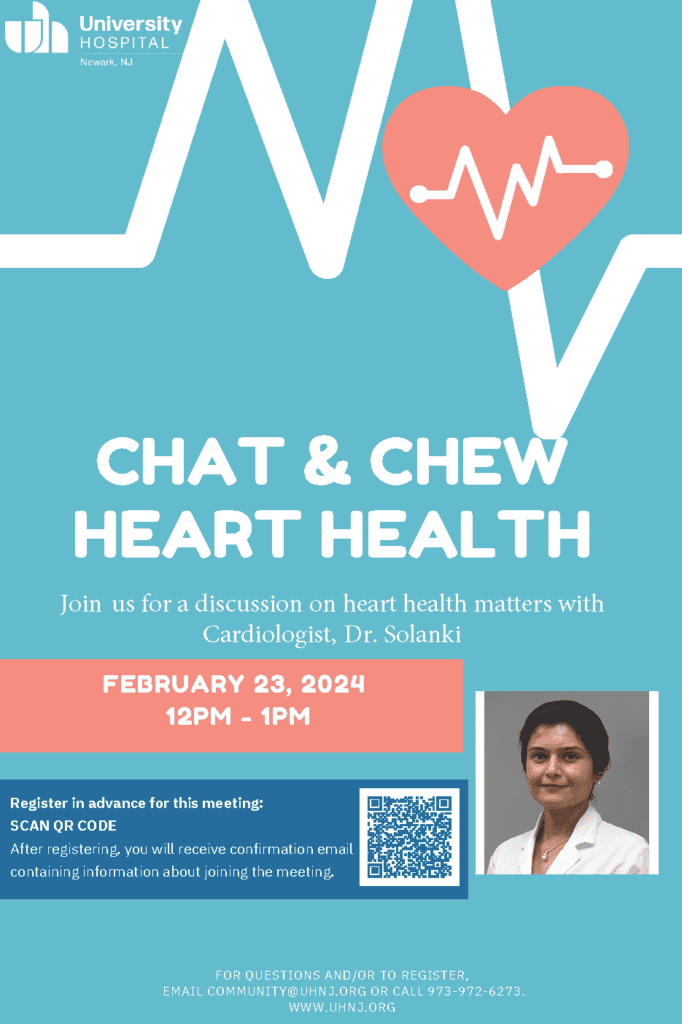 Heart Health Chat and Chew - University Hospital