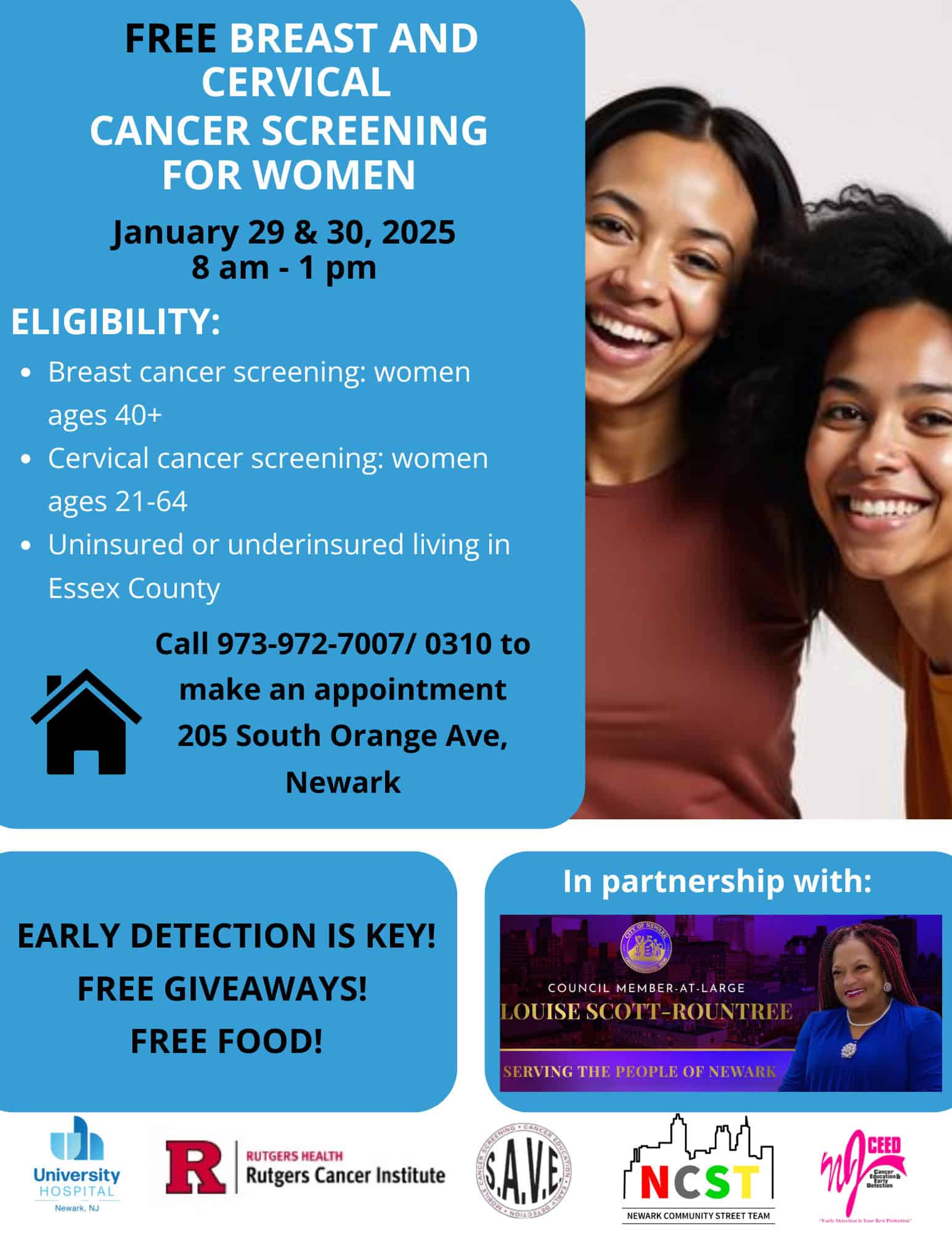 FREE Breast & Cervical Cancer Screening - University Hospital