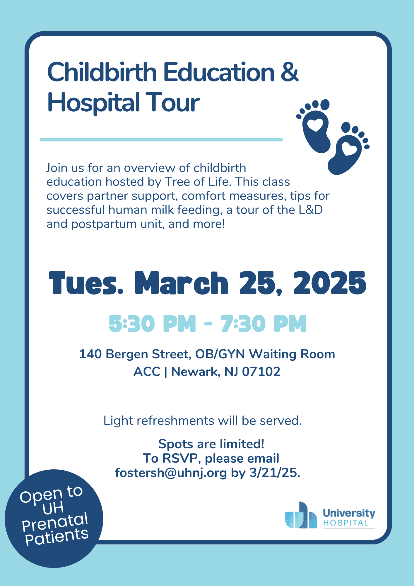 Childbirth Education & Hospital Tour - University Hospital