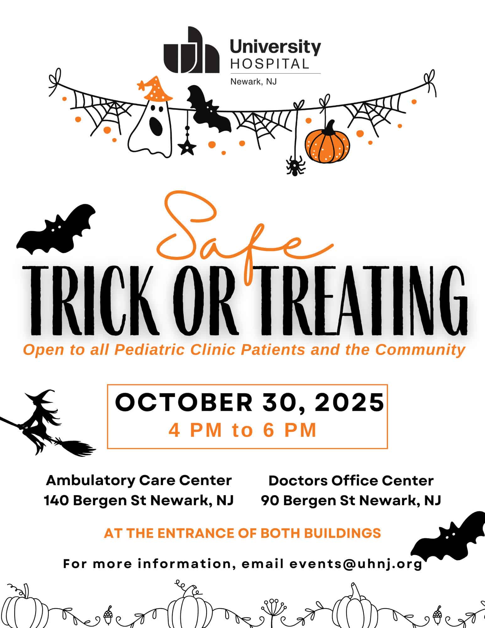 Safe Trick or Treat - University Hospital